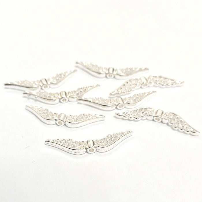 Angel Wings - Silver Lace (8 x Pieces) – The Craft Room